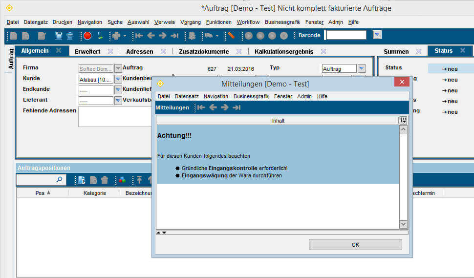 Softec stellt neues Software-Release OMNITEC V12 vor - Softec AG EN