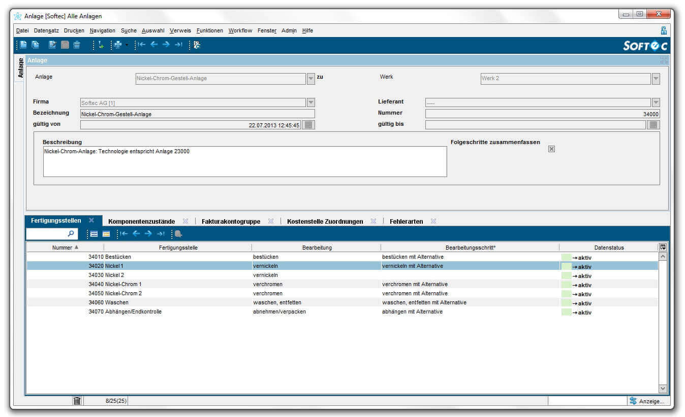 ERP-Software für Oberflächentechnik: Im Notfall schnell umplanen - Softec AG EN
