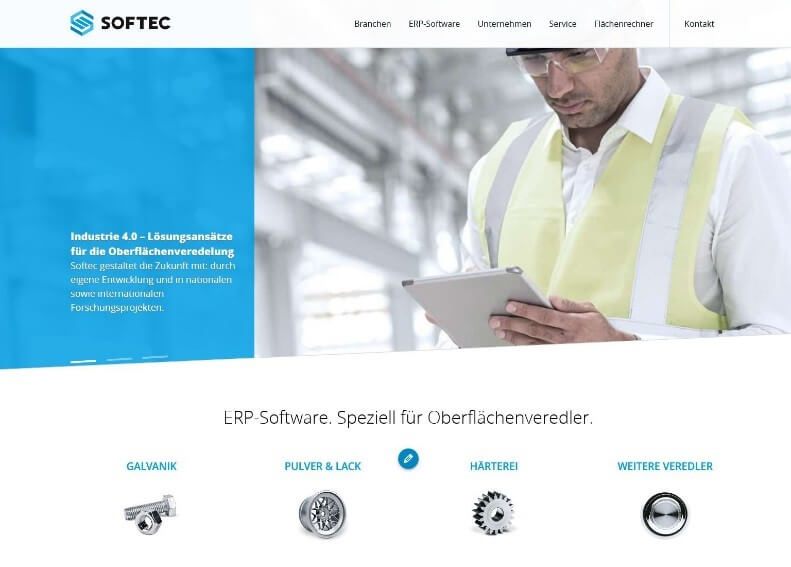 Softec AG mit neuem Corporate Design und Website - Softec AG EN